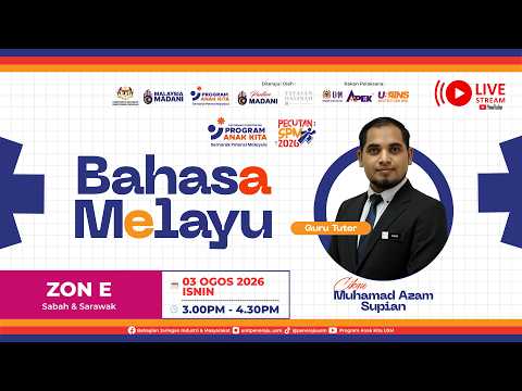 ZON E - BAHASA MELAYU (03 OGOS 2026)  KPP 1  // PECUTAN SPM 2026