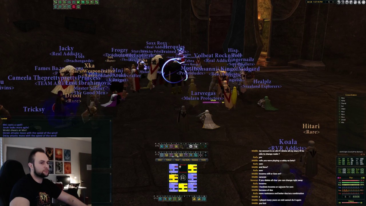 [Uthgard] Dark Age of Camelot - Playing with Hib Zerg in DF - YouTube