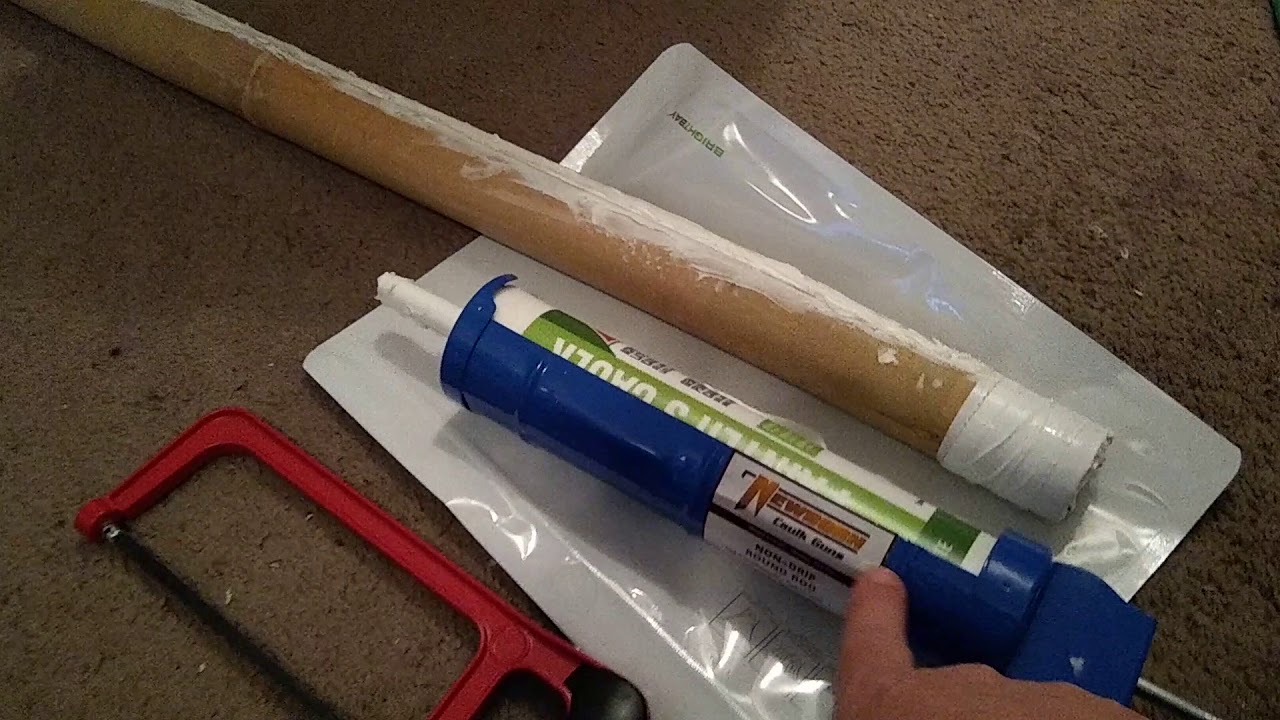 Making a homemade weighted bo staff Part 1 - YouTube