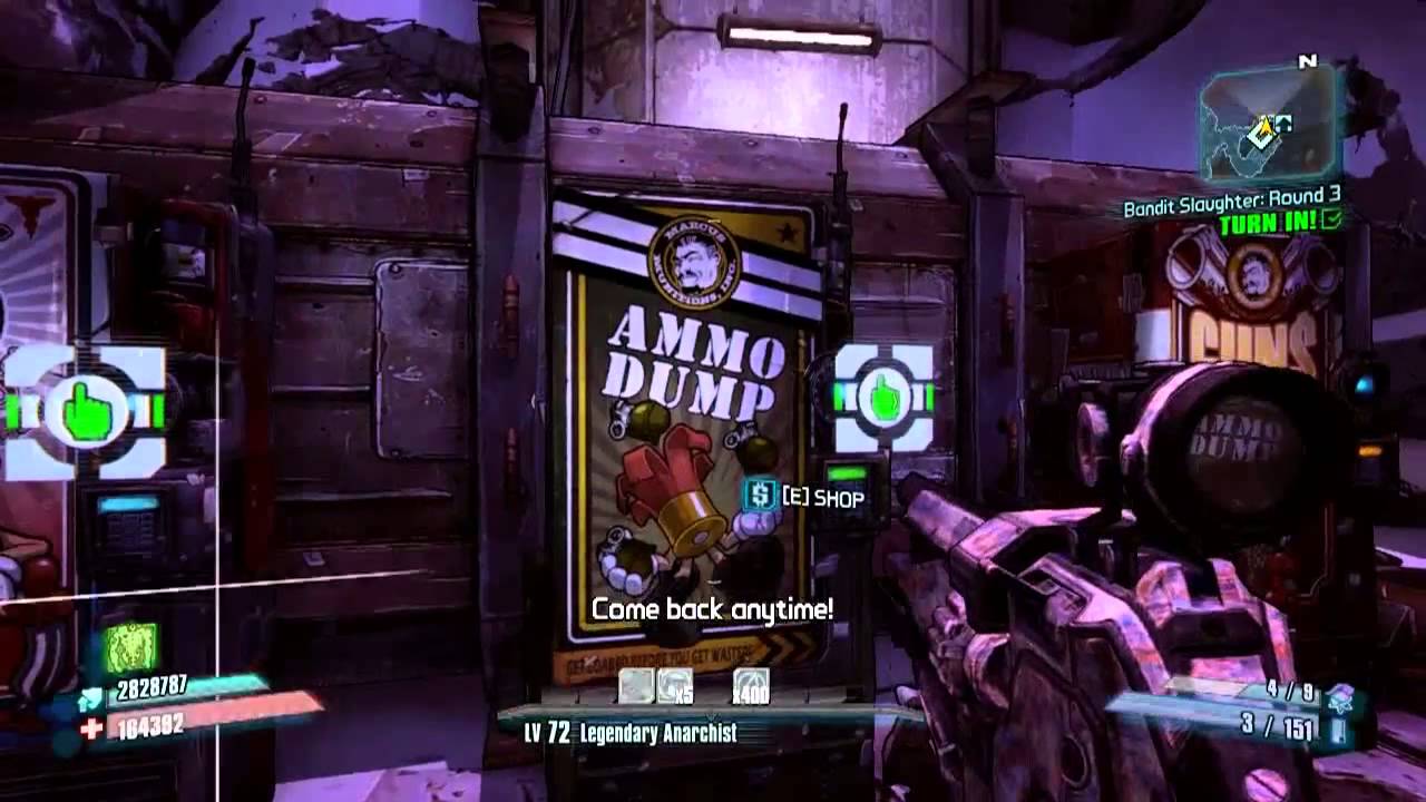 Borderlands 2 - ANARCHY! (Bandit Circle of Slaughter with Gaige) - YouTube