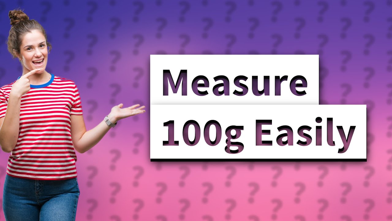 What spoon is 100g? - YouTube