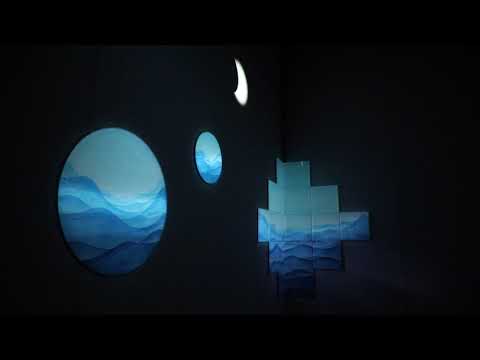 Glass Art + Projection Mapping (유리 작품 + 프로젝션 맵핑) 2 - YouTube