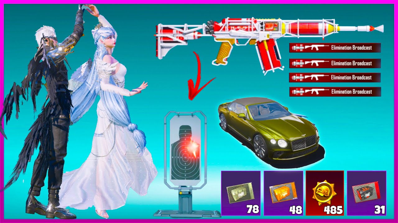 😱OMG NEW S12K UPGRADE GUN SKIN ON HIT EFFECT CRATE OPENING PUBG MOBILE ...