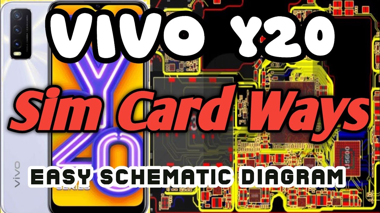 Vivo Y20 Sim Card Schematic #mobile #repairing #vivo #hardware - YouTube