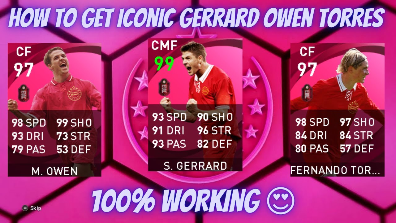 Trick To Get Iconic Moments OWEN TORRES AND GERRARD || Liverpool Iconic ...