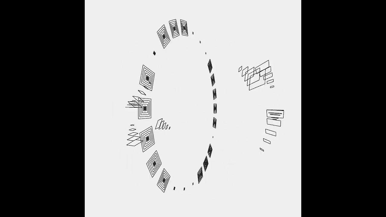 Square in circle. #openframeworks #programming #creativecoding - YouTube