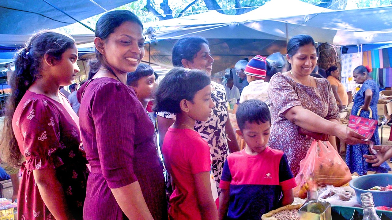 Village vegetable market | Preparing Almsgiving| Traditional Life with ...