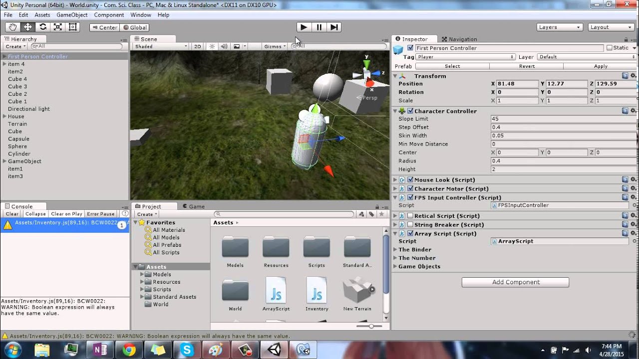 S6V1 Native Arrays - YouTube