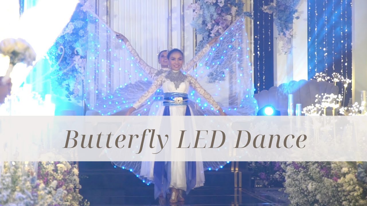 Wedding Entrance Butterfly LED Dance Performance / Henry & Vania ...
