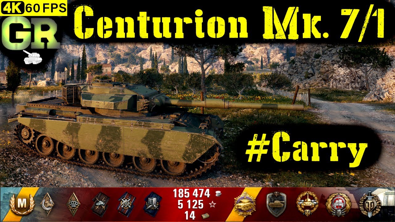 World of Tanks Centurion Mk. 7/1 Replay - 10 Kills 8.2K DMG(Patch 1.4.0 ...