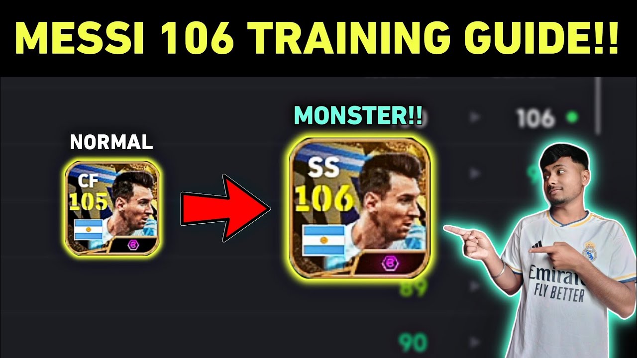 105 Rated Messi Se 106 Rated kya Se kare 🤩 || Messi 106 Best Training ...