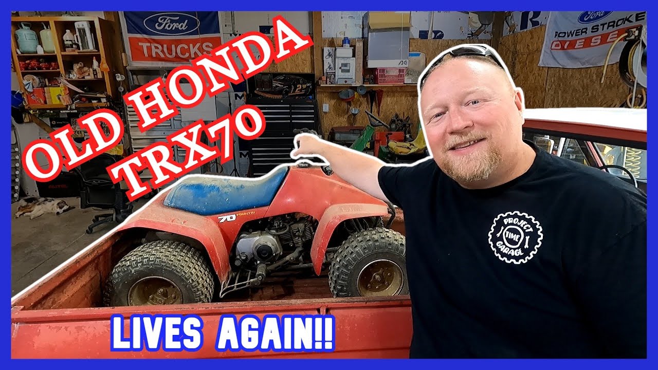 Reviving an Old Honda Fourtrax TRX70 Four Wheeler (Quad) - YouTube