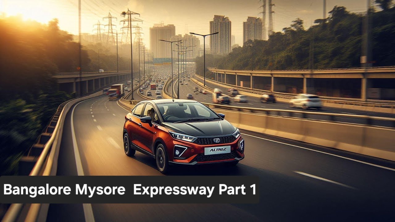 Bangalore Mysore Expressway | Part 1: Scenic Route 4k Video - YouTube