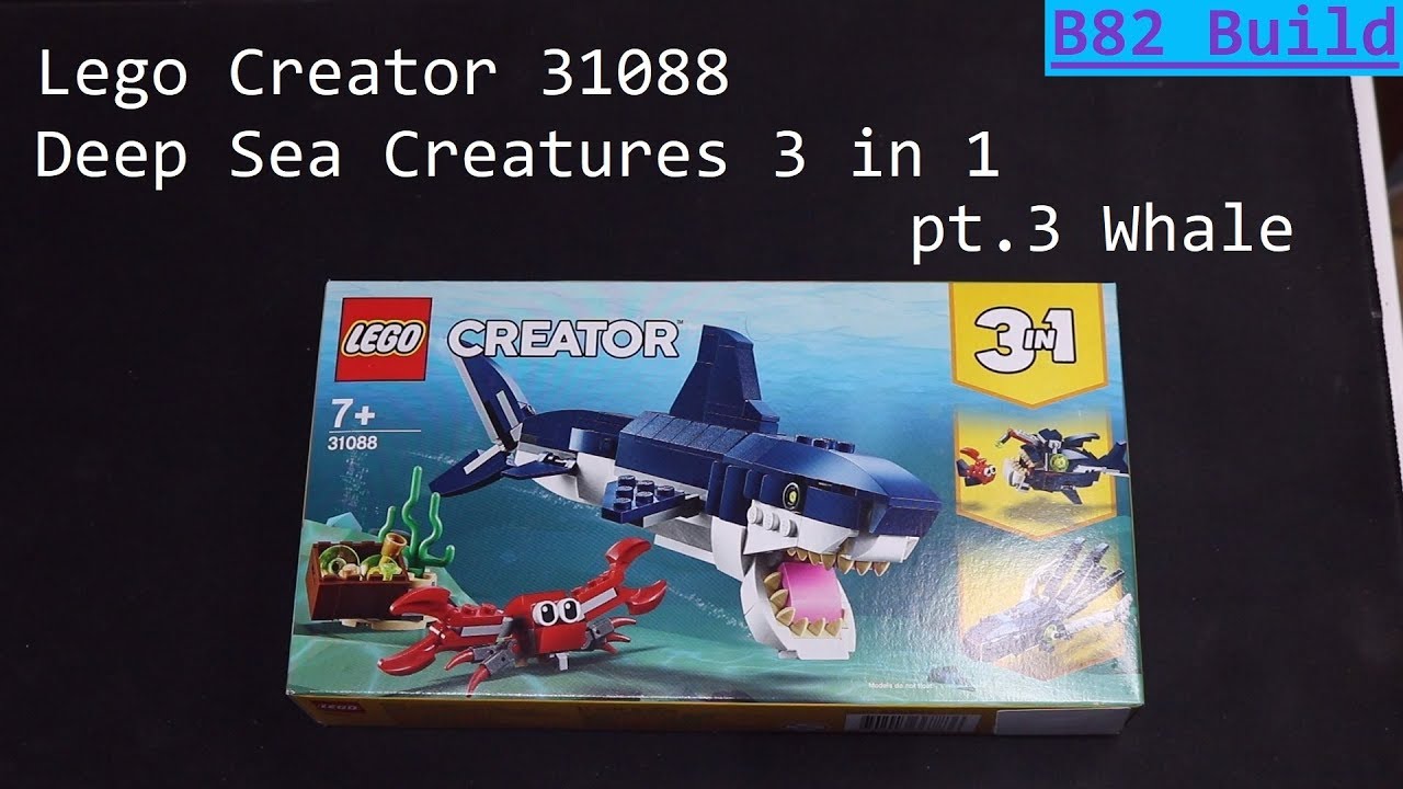 Lego Creator 31088 Deep Sea Creatures 3in1 pt3 Whale - YouTube