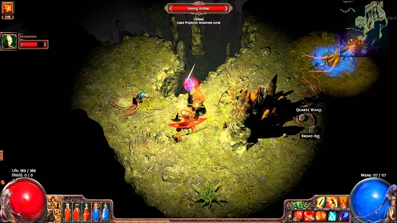 Path of exile act 2 Bears edition - YouTube