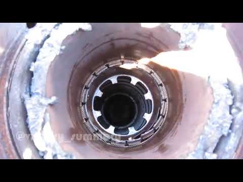 Terrible sound you never want to hear when working on turbine engines ...