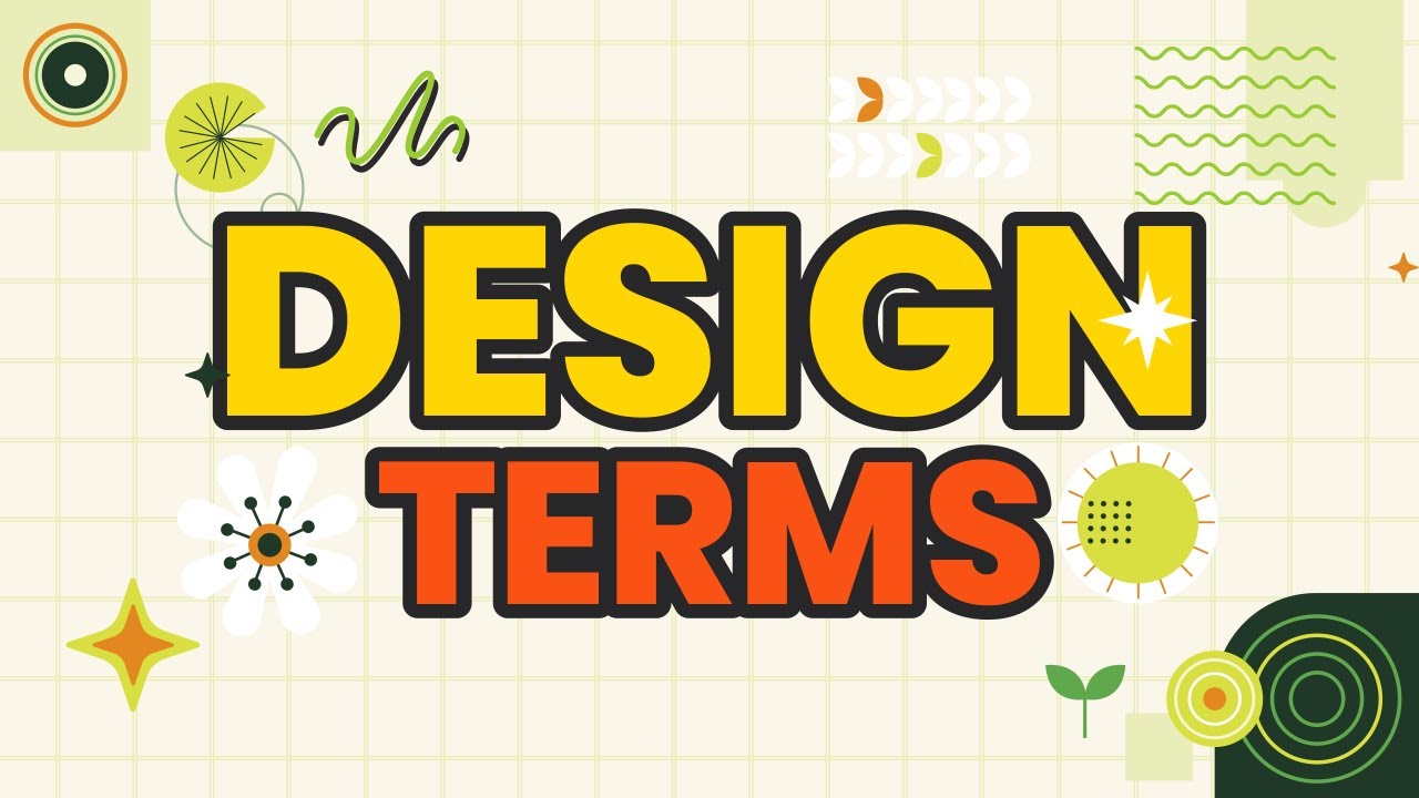 THE BEST DESIGN TERMS Every Creative Needs to Know - YouTube