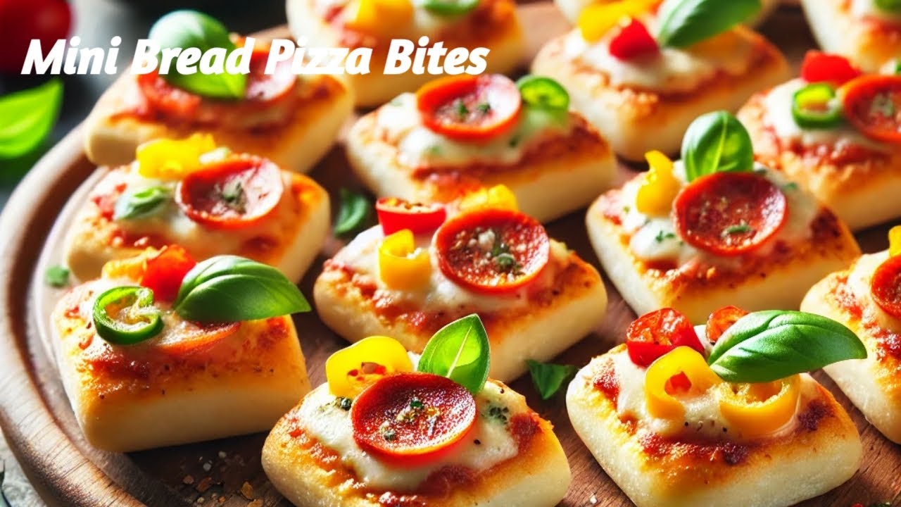 How To Make Mini Bread Pizza At Home!kid lunch box recipe!yummy - YouTube