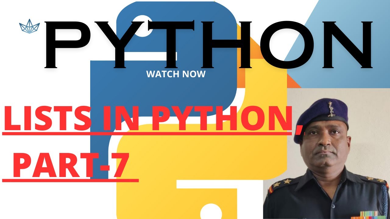 Part7 Lists In Python Youtube