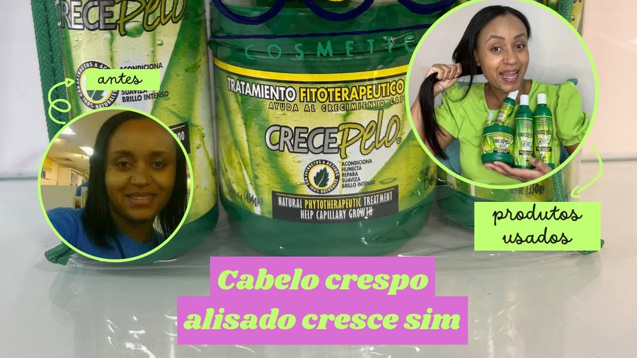 CRECE PELO BOÉ - CABELO CRESPO ALISADO CRESCE SIM - YouTube