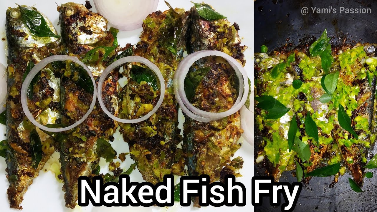 Naked fish fry | Bangude naked fry | Indian mackerel fish naked fry ...