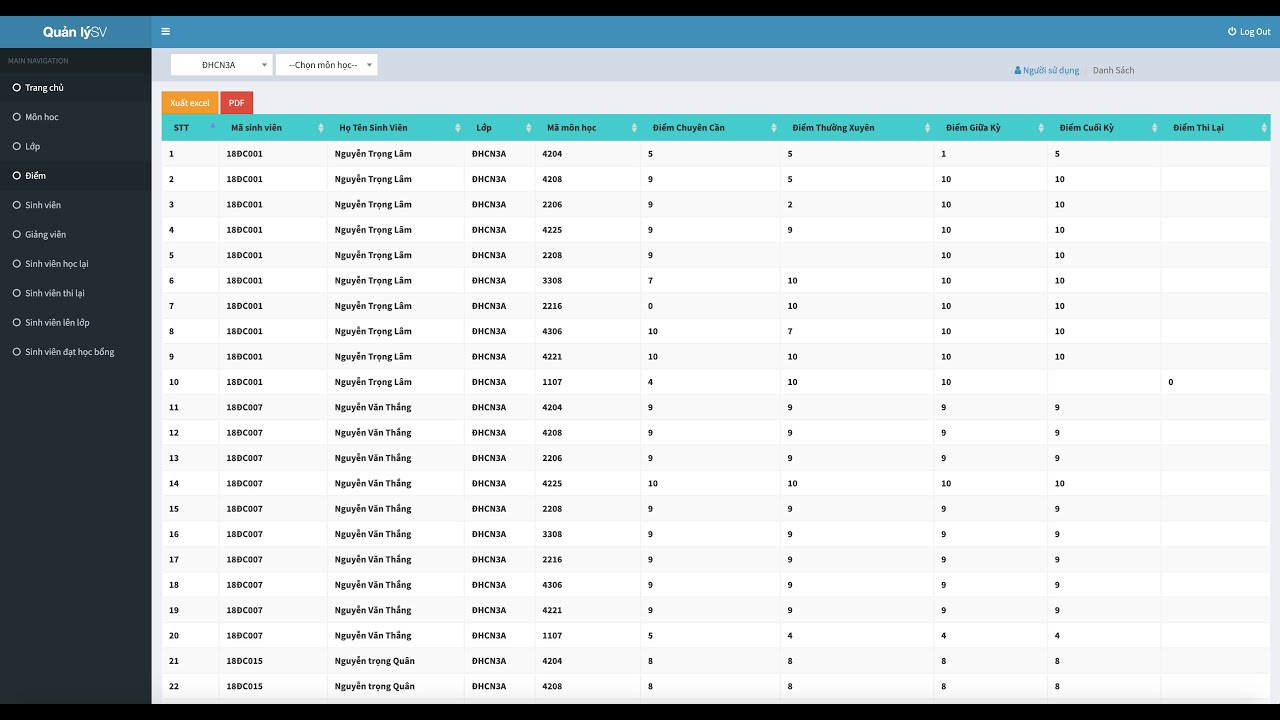 [Laravel] Quản lý sinh viên - student management project - YouTube