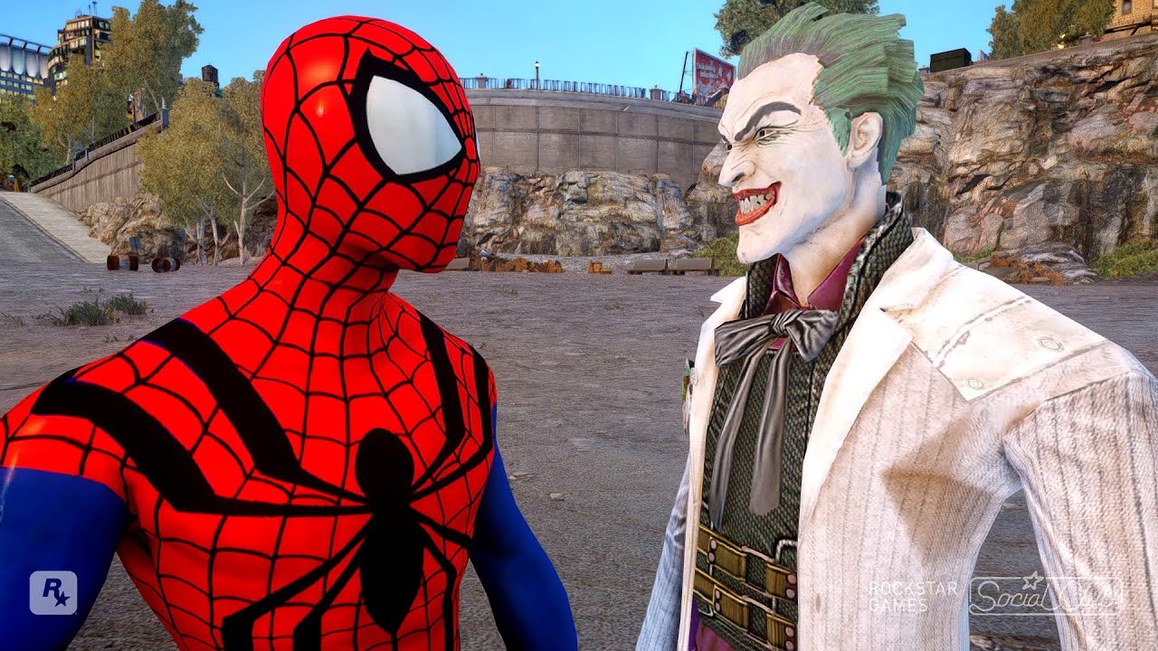 Spiderman vs The Joker Sensational spider-man - YouTube