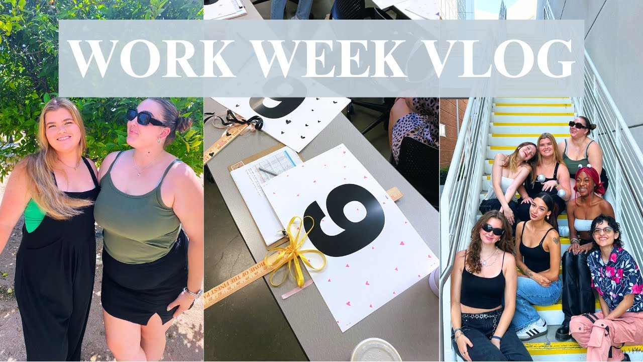 SORORITY WORK WEEK VLOG! | sorority recruitment training - YouTube