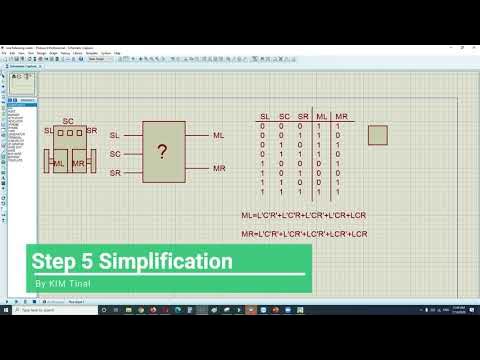 Logic Gate Line Following Robot Circuit - YouTube