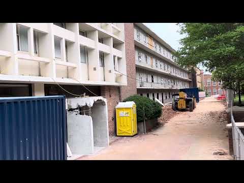 Johnstone Hall demolition, Clemson U., 1741 hrs., Sun 25 May 2024, 89 ...
