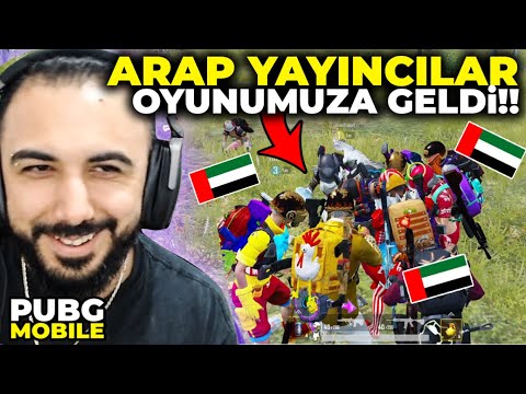 ARAP YAYINCILAR OYUNUMUZA DENK GELDİ!! 😂 ÇOK GÜLECEKSİNİZ!! | PUBG MOBILE