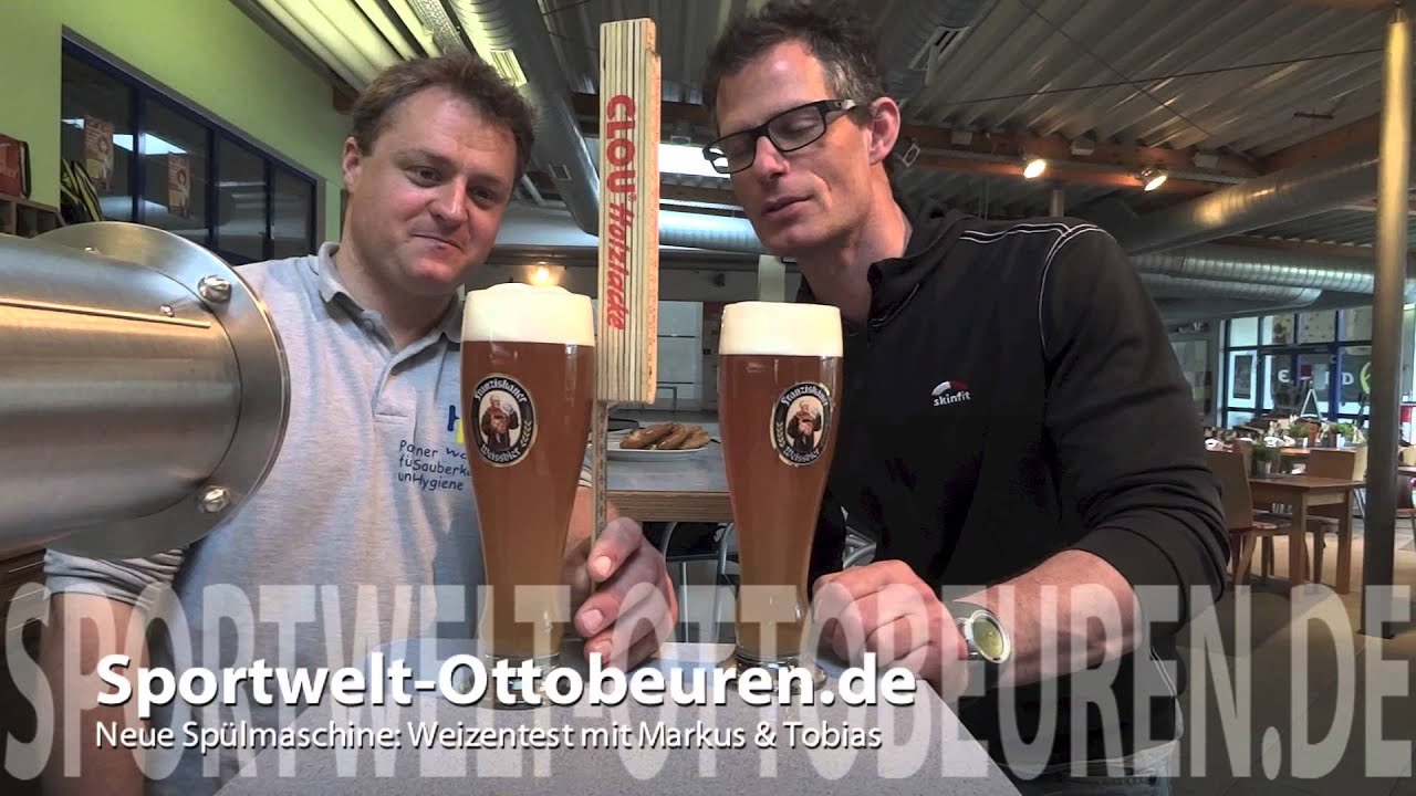 Neue Gläserspülmaschine im Weizentest mit Markus & Servicetechniker ...