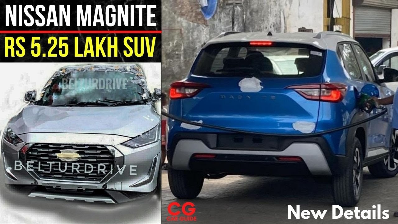 Nissan Magnite SPIED | Rs 5.25 Lakh SUV - Sunroof, 360 Degree Camera ...