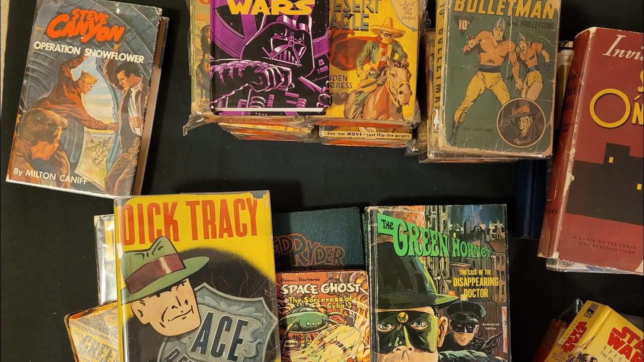 Whitman Big Little Books, and other Whitman hard covers. - YouTube