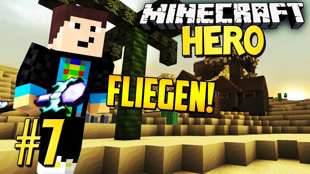 FLIEGEN + MEGA GEILER ZAUBERSTAB - Minecraft HERO #7 - YouTube