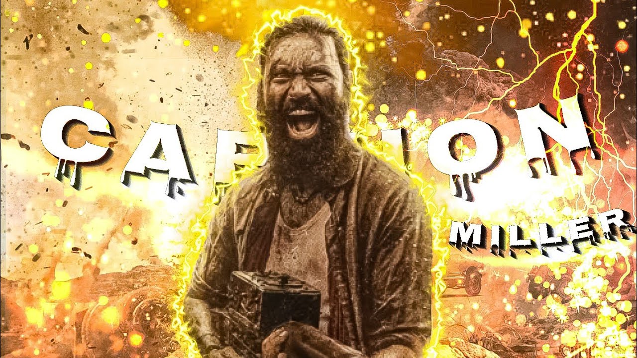CAPTAIN MILLER teaser edit! DHANUSH (xml+cc+clp) MOVIE - YouTube