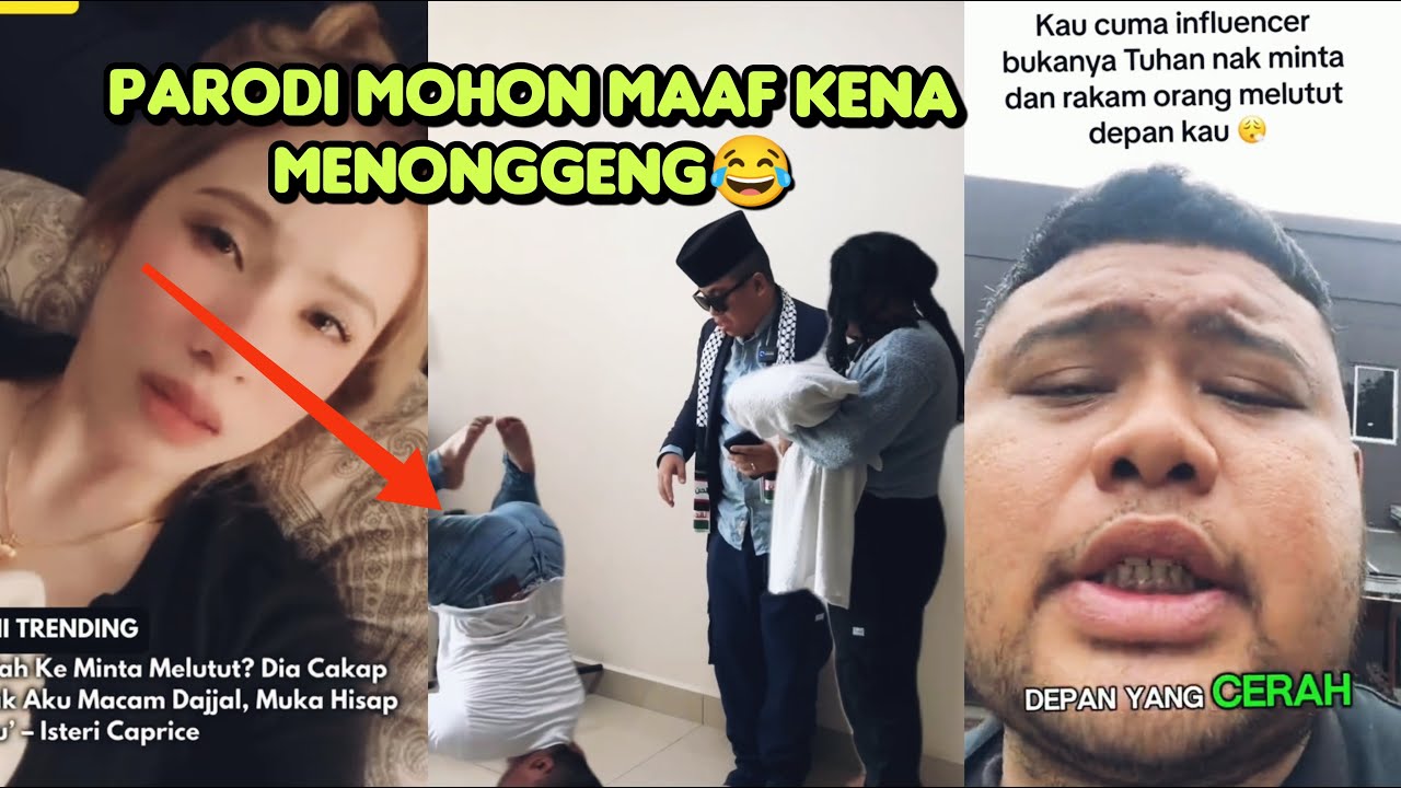REAKSI NETIZEN ISU 'MINTA MAAF MELUTUT', SAMPAI DAH ADA PARODI 😆 - YouTube