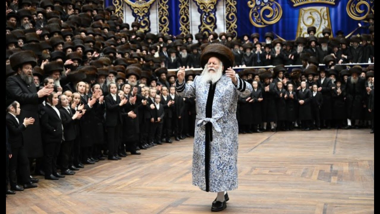 Bobover Rebbe Mitzvah Tantz | מצוה טאנץ - אדמו"ר מבאבוב שליט"א - YouTube
