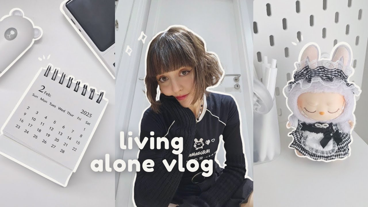 Living Alone Diaries 🤍⋆𐙚₊˚⊹♡ Cozy Days, Playing Games, Cute Stuff ...