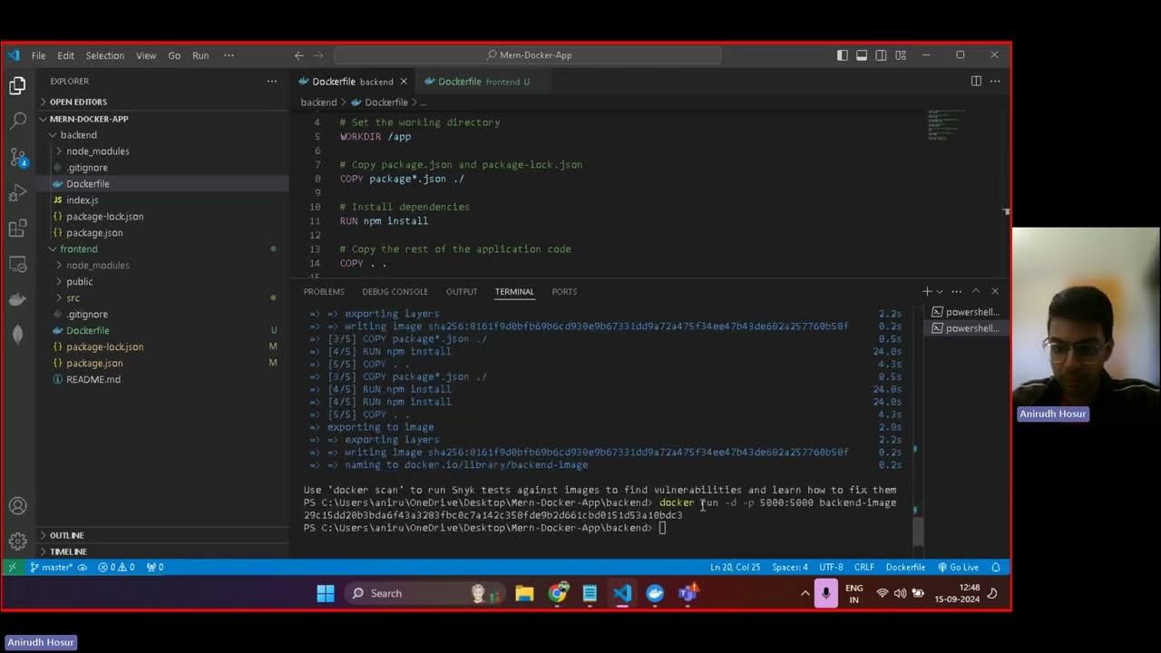 Write Your First Dockerfile And Run Them As Docker Containers Youtube