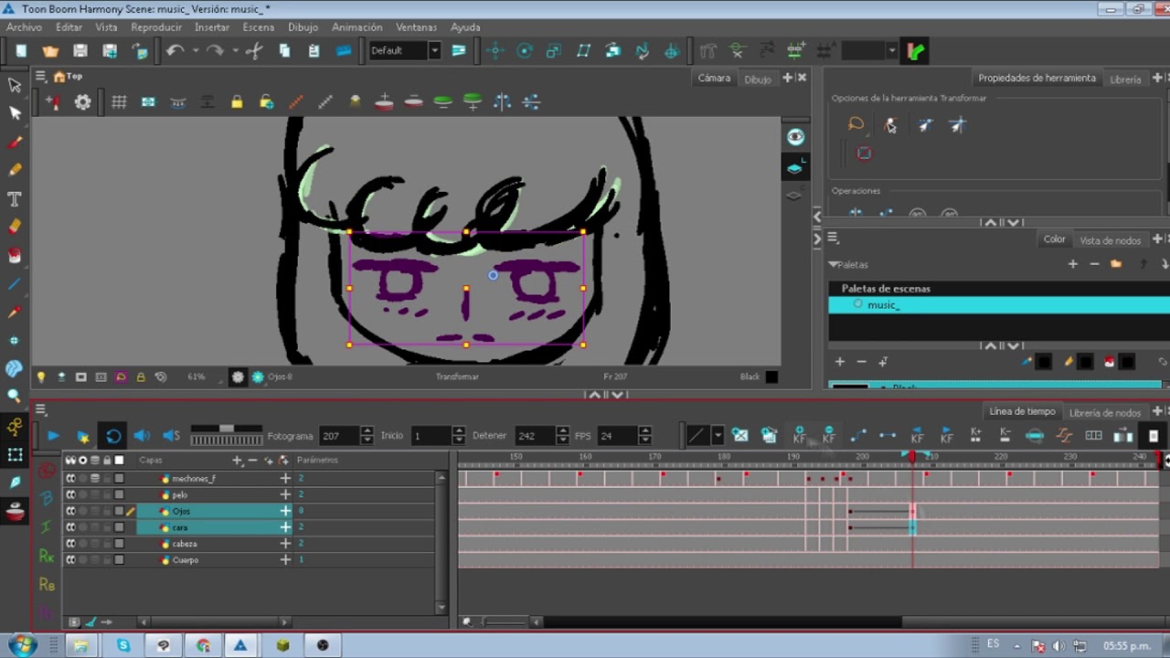 toon boom animation frame by frame - YouTube