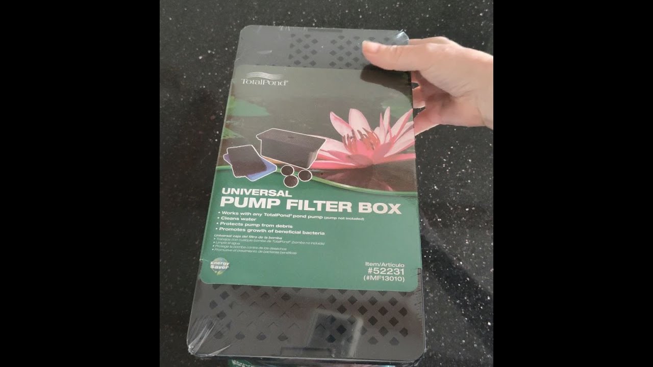 Pump Filter Box - YouTube