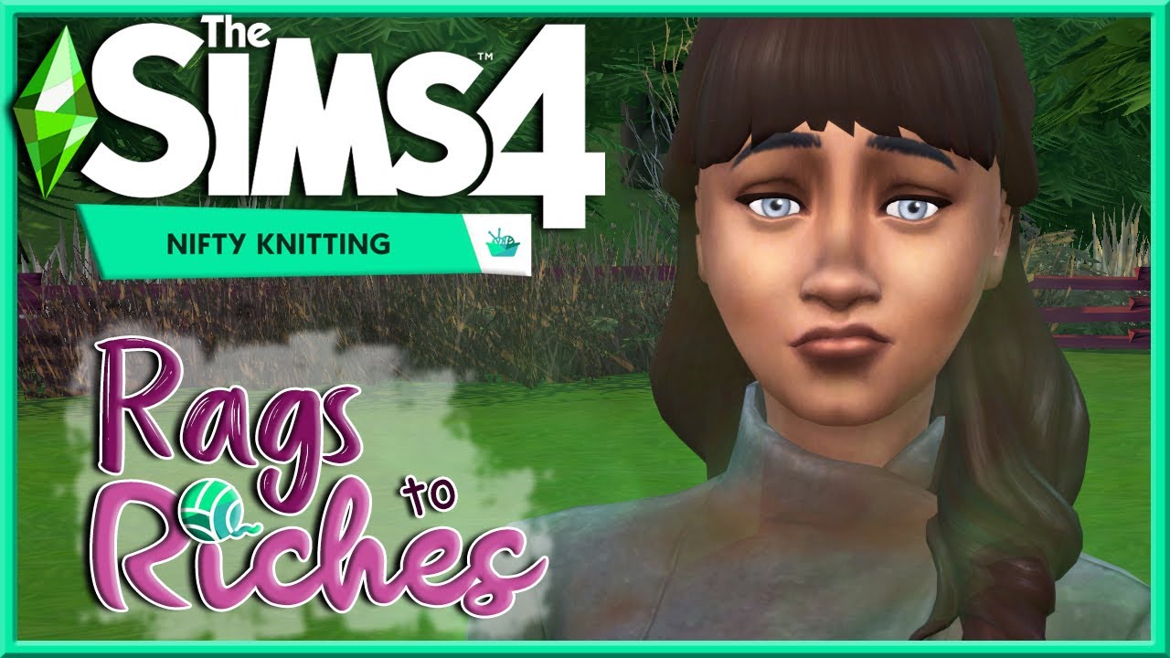 🧶 Rags to Riches Challenge | The Sims 4 Nifty Knitting | Part 2 🧶 - YouTube