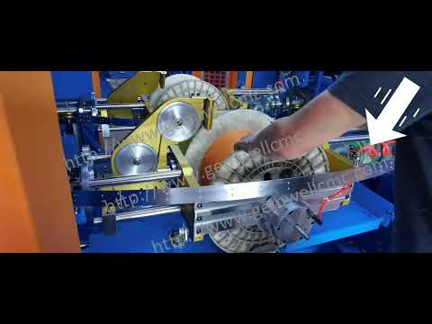 Unloading the Pay Off Bobbin - Precise Back Twist Pairing Machine - YouTube
