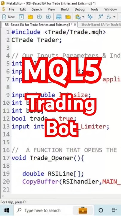 Create YOUR OWN Trading Robot in LESS THAN 30 Minutes! #forextrading # ...