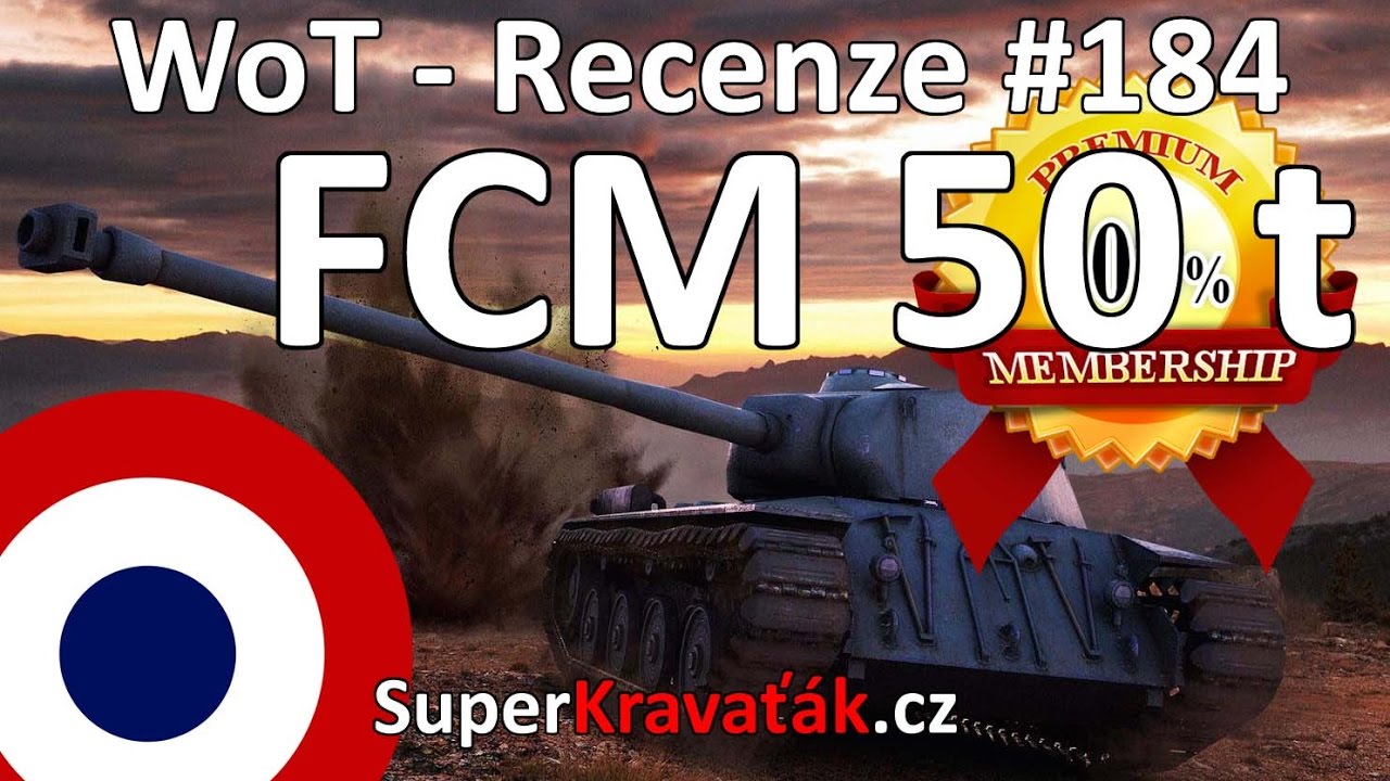 World of Tanks | FCM 50 t (Recenze #184) - YouTube
