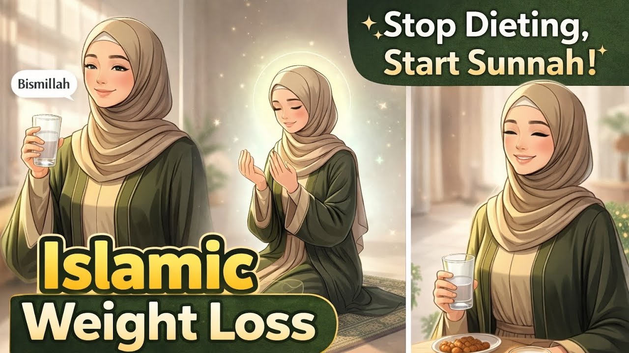 Islamic Way to Lose Weight | Stop Dieting, Start Sunnah Lifestyle - YouTube