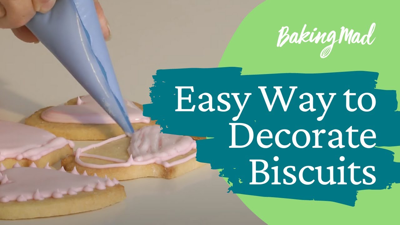 The Easy Way to Decorate Biscuits | Baking Mad - YouTube