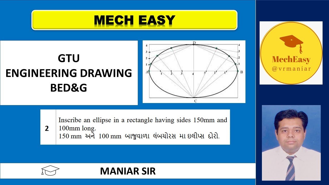 MANIAR SIR PRESENTS ELLIPSE BY OBLONG METHOD - YouTube