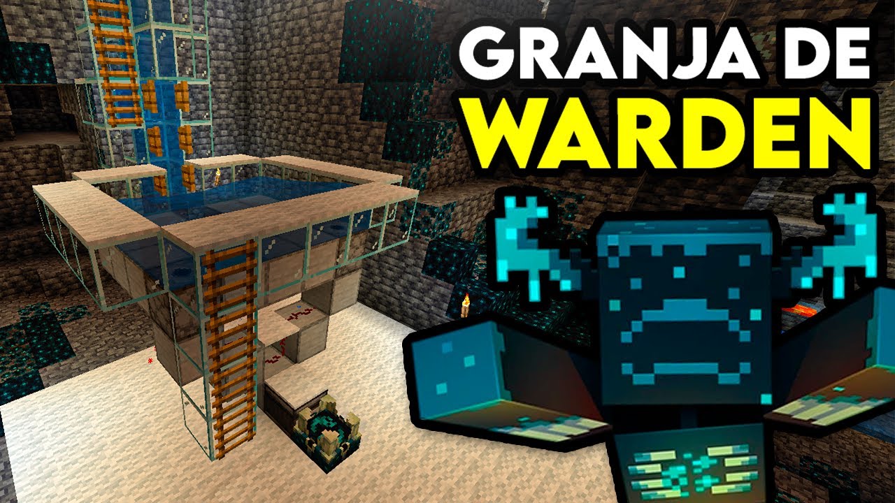Como HACER una GRANJA de WARDEN | Tutorial Minecraft 1.20 Java - YouTube
